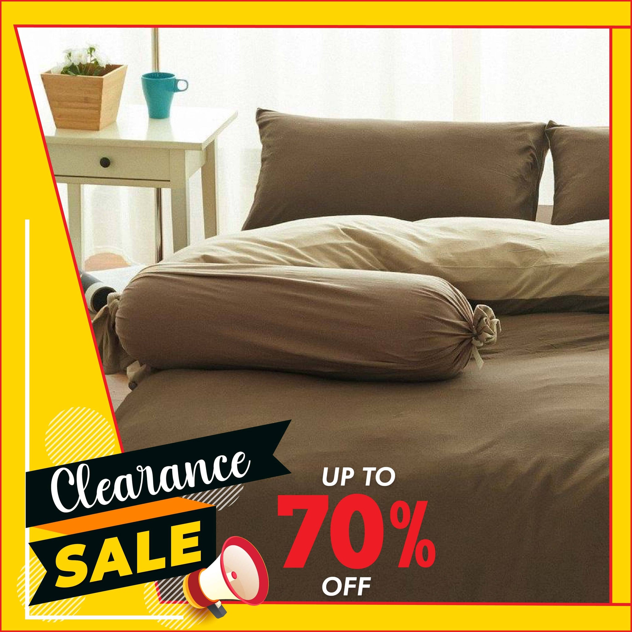 Cotton Pure™ Coyote Brown Jersey Cotton Bolster Case