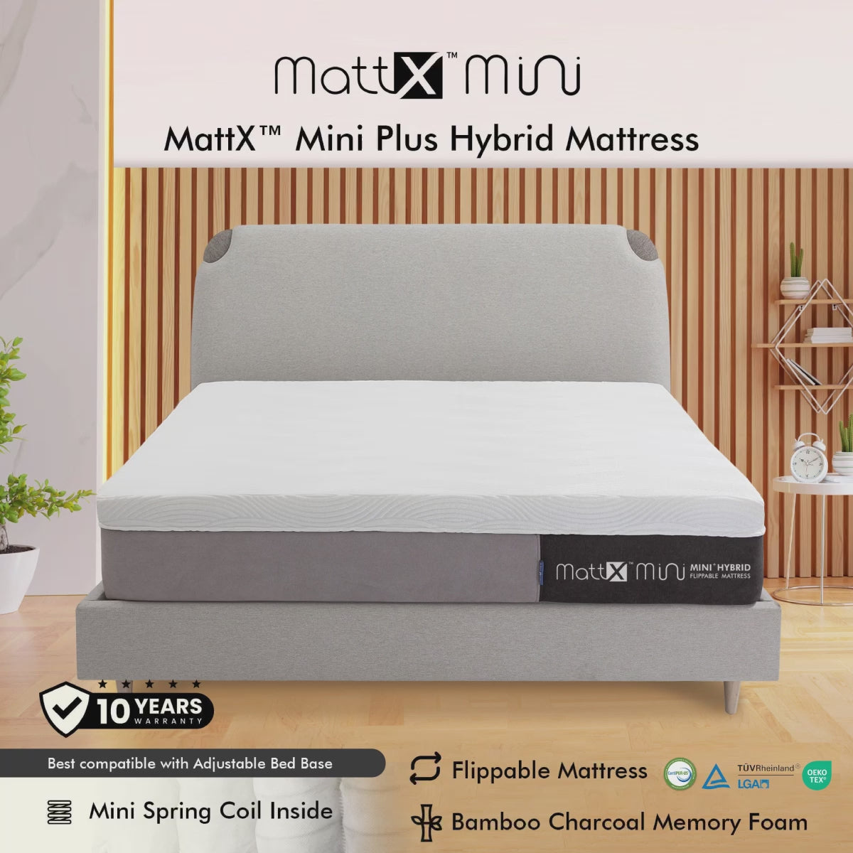 MattX Mini Plus Hybrid Mattress | Comfort & Innovation | Affairs.sg